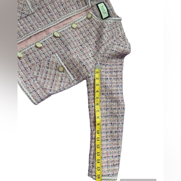 MISS D.G | Jackets & Coats | Miss Dg Fraser Tweed Jacket Rhinestone ...